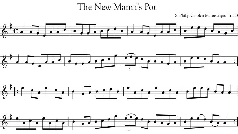 New Mamma’s Pot, The – Music of Mayo