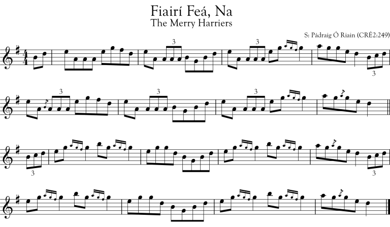 Fiairí Feá, Na – Music of Mayo